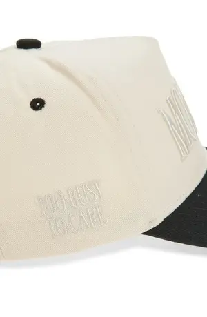 KENZKUSTOMZ Canvas Snapback Baseball Cap - Black