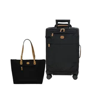 Bric'S X Travel Carry-on Spinner And Sportina Tote Bag Luggage Set - Black