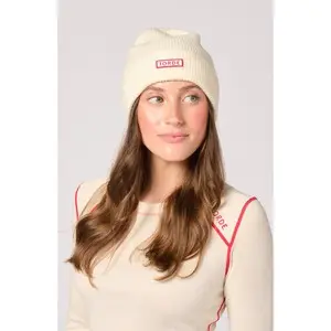 JORDE Tommy Merino Wool Beanie White/gondola