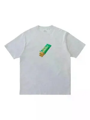 Gramicci Granola-bar Motif Crew-neck T-shirt - Grey
