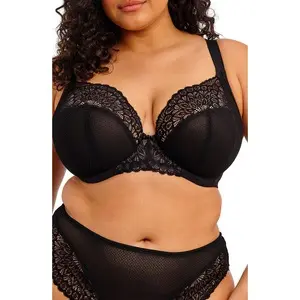 Elomi Tiernie Underwire Plunge Bra - Black