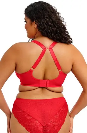 Elomi Tiernie Underwire Plunge Bra - Red