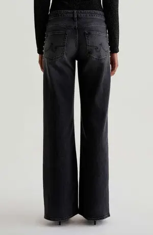 Ag Adria Stud Wide Leg Jeans