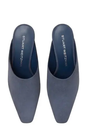 STUART WEITZMAN Stassi 50 Mule - Stormy Blue
