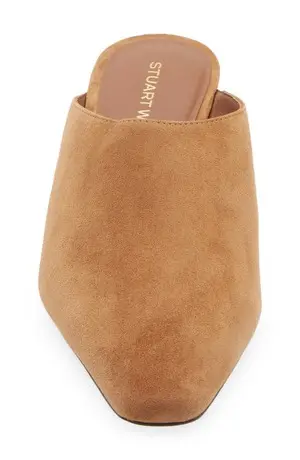 STUART WEITZMAN Stassi 50 Mule - Toasted Almond