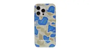 A BATHING APE Liquid Camo Iphone 15 Pro Max Case - Blue