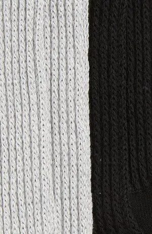 Zella 2-pack Scrunch Crew Socks - Grey Multi