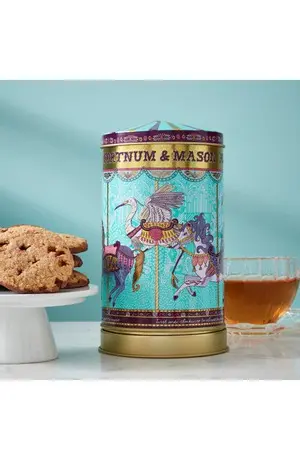 FORTNUM & MASON Mini Merry Go Round Musical Biscuit Tin
