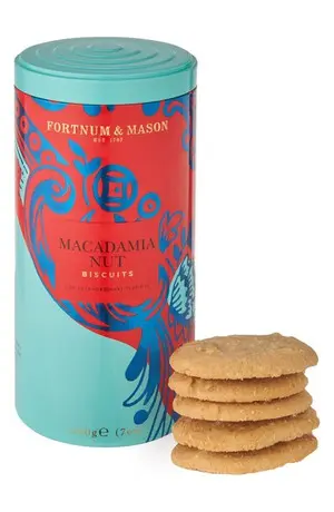 FORTNUM & MASON Piccadilly Biscuits Tin - Macadamia Nut