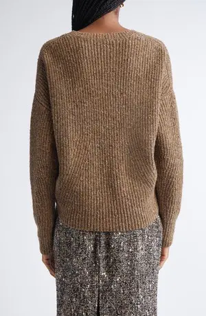 St. John Relaxed Wool Blend Sweater