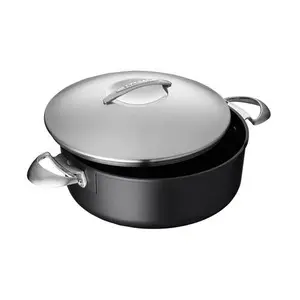 SCANPAN Professional 4.5 Quart Low Sauce Pot
