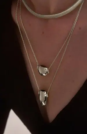 Lady Grey Ikon Pendant Necklace - Silver
