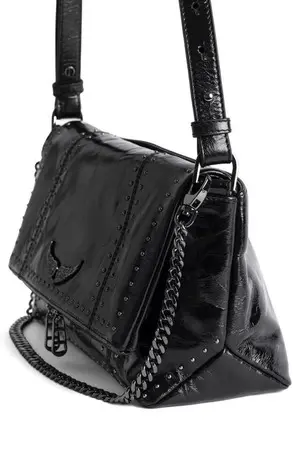Zadig&Voltaire Rocky Ii Leather Crossbody Bag
