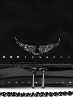 Zadig&Voltaire Rocky Ii Leather Crossbody Bag