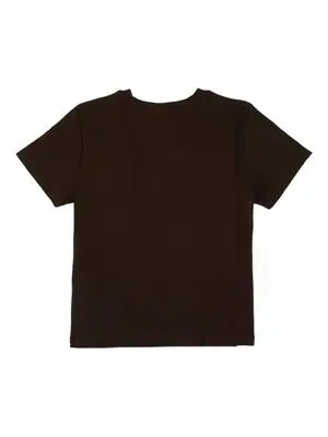 NEW BALANCE Logo-patch T-shirt - Brown