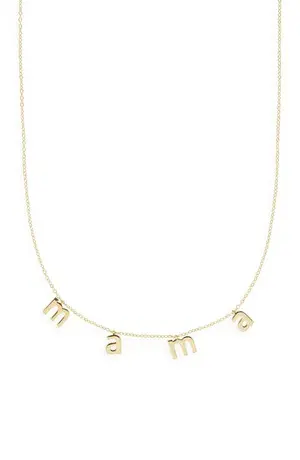 THE SIS KISS Lowercase Mama Necklace