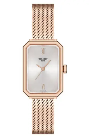 TISSOT Mesh Strap Watch - Silver