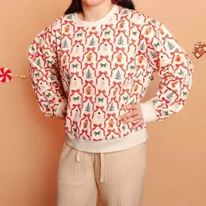 SWEET WINK Christmas Cutie Crewneck Sweatshirt