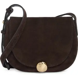 Madewell Small Dakota Saddle Bag - Dark Carob