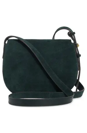 Madewell Small Dakota Saddle Bag - Midnight Forest
