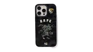 A BATHING APE Souvenir Iphone 15 Pro Max Case - Black