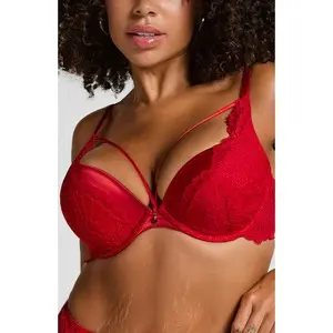 Hunkemoller Whitney Padded Underwire Maximizer Bra - Chili Pepper