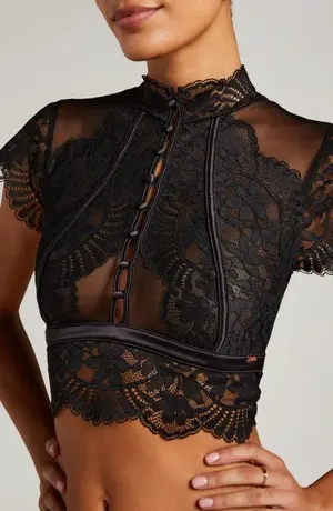 Hunkemoller Amelia Lace Cap Sleeve Bralette