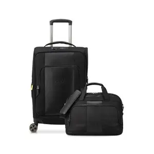 DELSEY PARIS Two-piece Trolley And Briefcase Set With Laptop Sleeve - Black