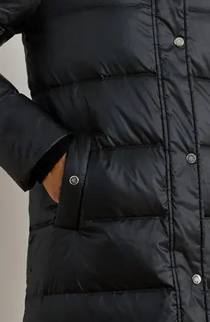 Ralph Lauren Maxi Soft Long Puffer Coat - Black