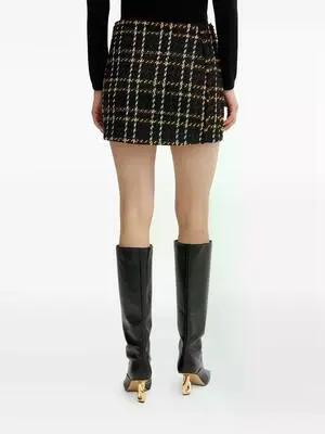 SILVIAN HEACH Checked Mini Skirt