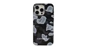 A BATHING APE Liquid Camo Iphone 15 Pro Max Case - Black