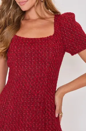 VICI Blair Tweed Mini Dress