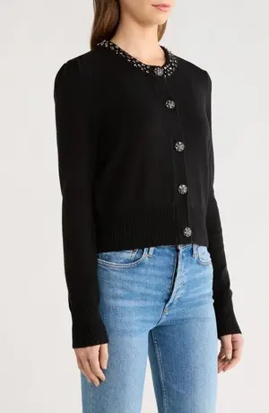 Splendid Montana Crystal Embellished Cardigan
