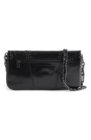 Zadig&Voltaire Rock Leather Crossbody Bag - Black