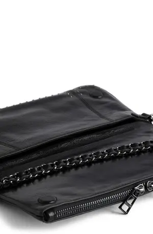 Zadig&Voltaire Rock Leather Crossbody Bag - Black