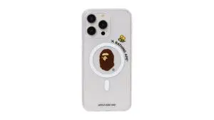 A BATHING APE Ape Head Iphone 15 Pro Max Case - Clear