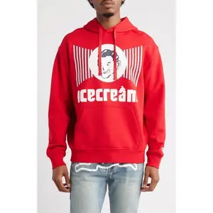ICECREAM Coneman Graphic Hoodie - Goji Berry