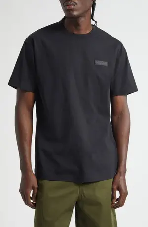 Givenchy Regular Fit Logo Patch T-shirt - Black