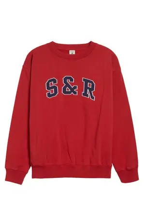 Sporty & Rich Ivy Logo Graphic Sweatshirt