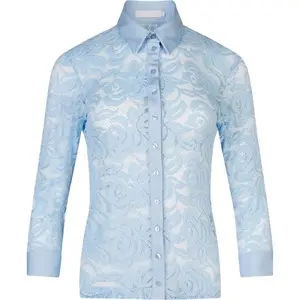 Anne Fontaine Nahia Stretch Lace Shirt