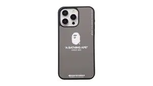 A BATHING APE Mirror Iphone 15 Pro Max Case - Silver