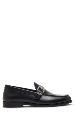 Steve Madden Alcona Loafer - Black Leather