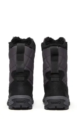 Timberland Waterproof Tall Snow Boots - Black Suede