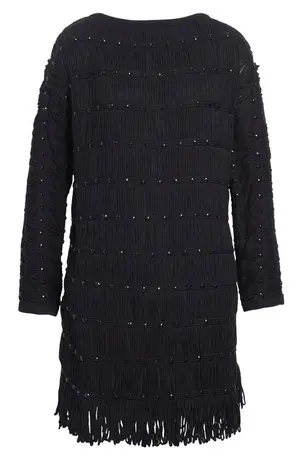 DIOTIMA Notte Merino Wool-blend Mini Sweater Dress