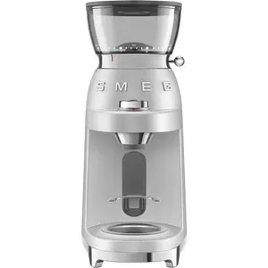 SMEG 50s Retro Style Espresso Coffee Conical Grinder - Stainless Steel