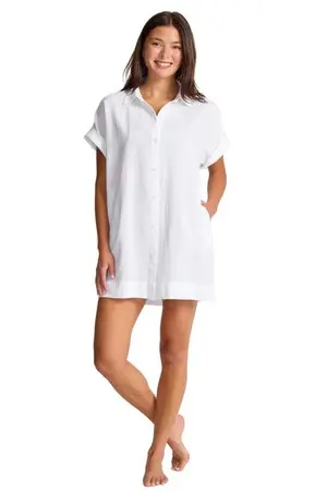 Tommy Bahama Textured Cover-up Shirtdress