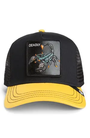 GOORIN BROS Deadly Scorpion Patch Trucker Hat - Dust/void