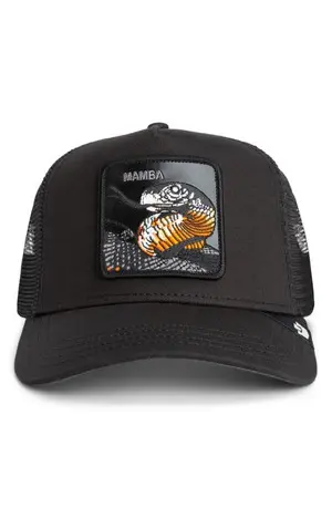 GOORIN BROS Mamba Snake Patch Trucker Hat - Void