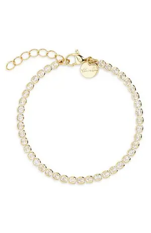 THE SIS KISS Meg Tennis Bracelet - Gold