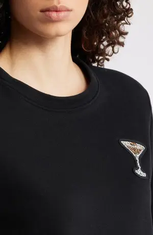 BOSS Ellison Beaded Sweatshirt